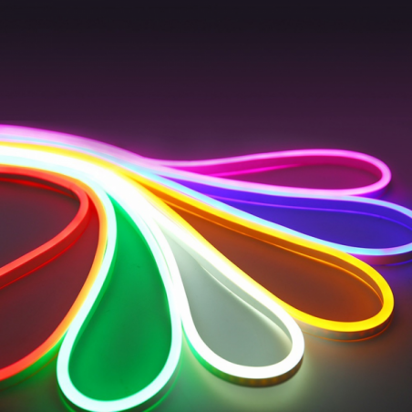 Neon flex 6mm 12V Varios Colores X Mtr